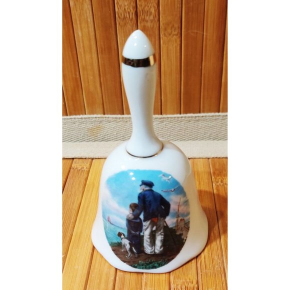 Norman Rockwell | Art | Vtg Royal Eaton Norman Rockwells Looking Out To ...